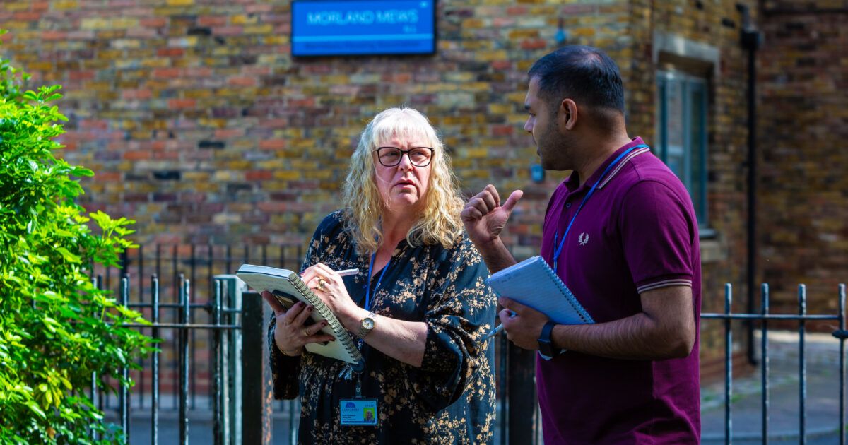Estate walkabout - Barnsbury Housing Association